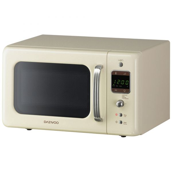Cuptor cu microunde Daewoo Retro KOR-6LBRC, 800W, Digital, Bej | Cuptor ...