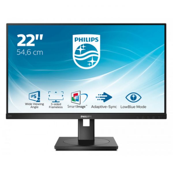 Monitor LED Philips 222S1AE, 21.5", Full HD, 4ms, Negru | Monitoare ...