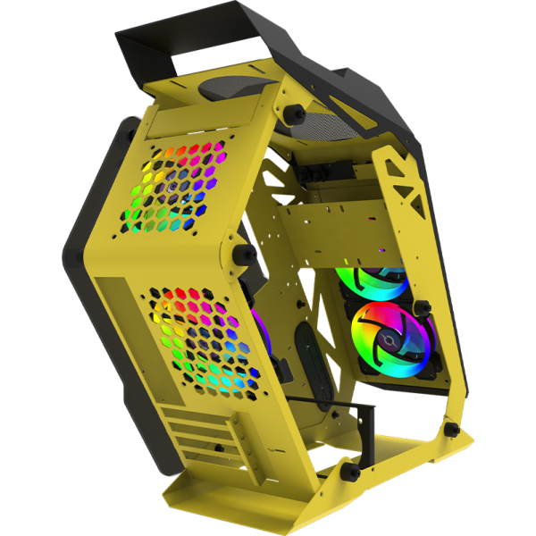 Carcasa PC AQIRYS Saiph Yellow | Carcase PC - ITArena.ro